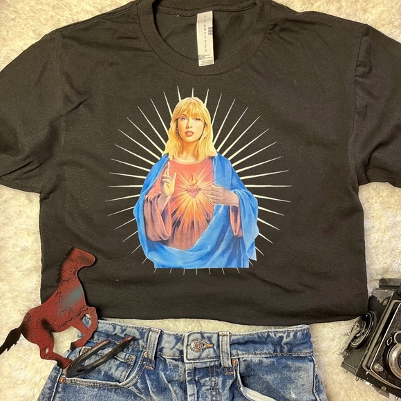 Tops | Taylor Jesus Crop Top | Poshmark